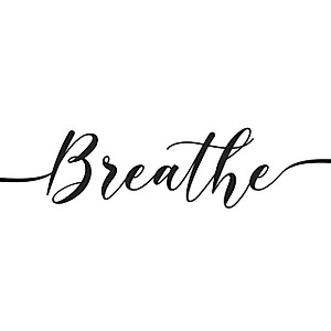 Simple Relax Soak Unwind Breathe B&W Prints, 4 (8x10) Unframed Photos, Wall Art Decor Gifts for Home Office Salon Studio Gym Lounge Bathroom School College Student Coach Yoga Exercise Health Fitness