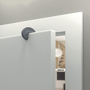 Qdos Safety Finger Slam Pinch Guard | Gray | Guaranteed NOT to compress or fall off like other products - Protect Fingers from Slamming Doors - Bite Proof & Choke Safe - Food Grade Material | 2 pack