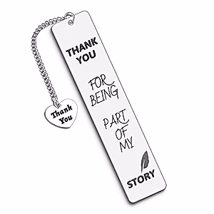 Thank You Teacher Bookmark Gifts Christmas Thanksgiving Gift for Women Men Friends Appreciation Gift for Her Him Teacher Nurse Boss Leader Co-Worker Graduation Gifts for Students Girls Boys