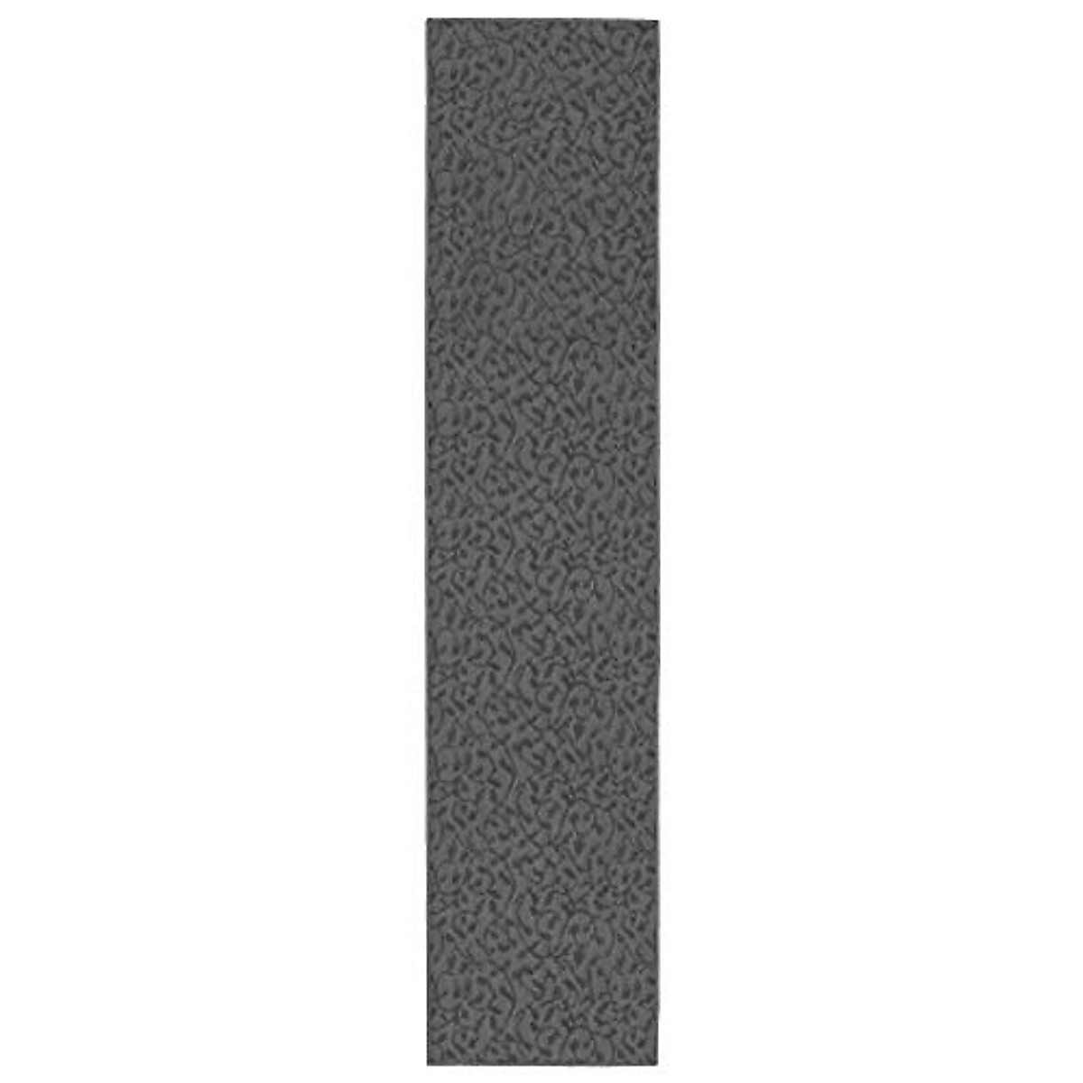 Garland Rug Ivy Vine Area Rug Runner, 3 ft x 12 ft, Cinder Gray