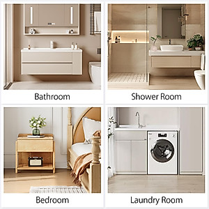 VEHHE Kitchen Towel Holder, Retractable Kitchen Towel Rack, Hooks Adjustable to Door Thickness, Dish Towel Holder with EVA Pad, Over The Door Towel Rack, L10.4~16.9 X W0~1.2 X H2.4 inches (Black)