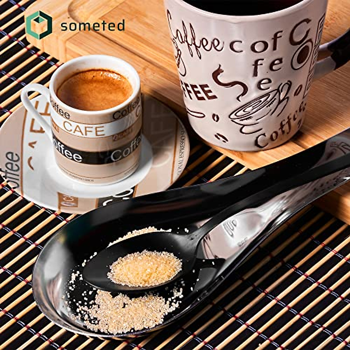 Large Stainless Steel Spoon Rest-Metal Spoon Rest Set of 2- Ladle Rest Utensil for Kitchen Counter-Silver Spoon Rest-Spatula Ladle Holder-Spoon Holder for Stove Top-Serving Cooking Modern