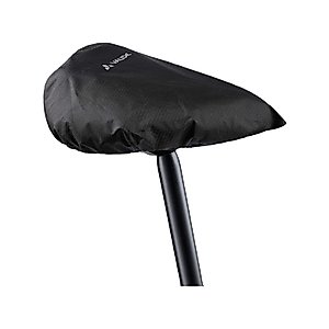 VAUDE Unisex_Adult Raincover for Saddles Rain Cover, Black, Standard Size