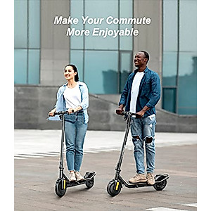 LEQISMART Electric Scooter Adults, 350W Motor & 15.5MPH, 8.5" Pneumatic Tires, 12-17 Miles Range E with 270Wh Battery, Foldable Commuting for Adults