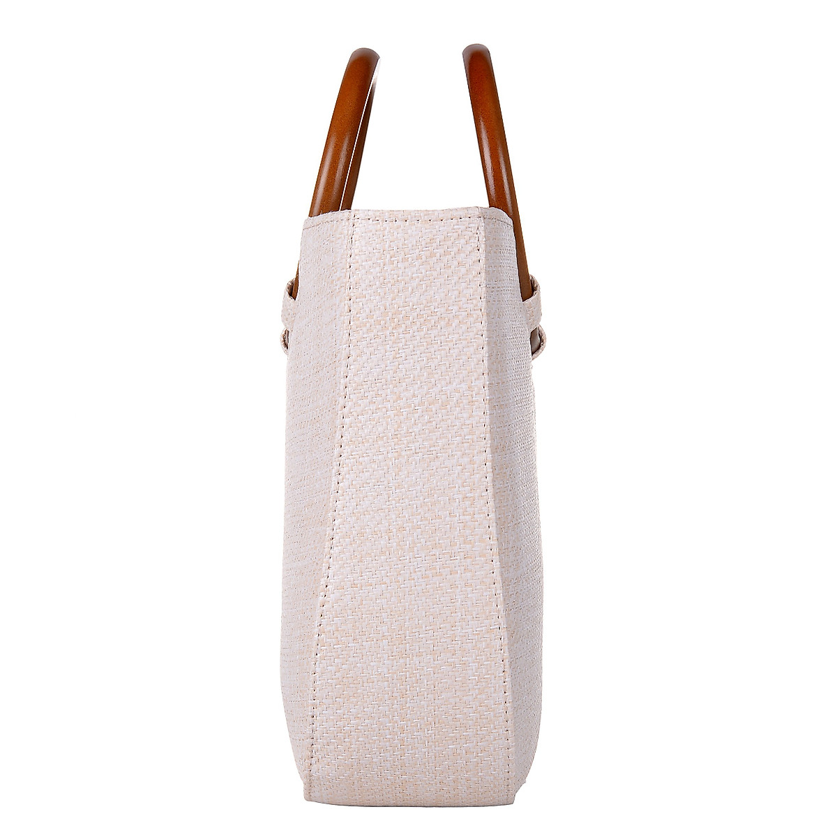 QZUnique Women's Summer Straw Shoulder Bag Lining Handbag Big Capacity Handmade Rattan Handwoven Tote Bag Purse