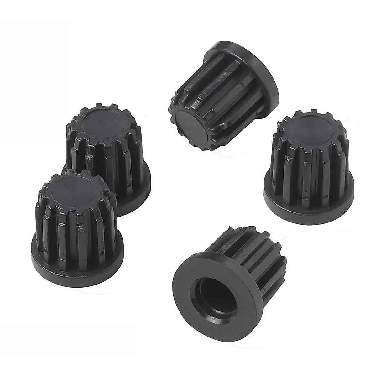 Safco Products 5130 Task Master Tubular Base Inserts for use with Task Master Chairs (sold separately), Black