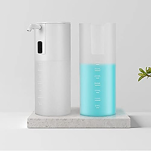 WIOSEN Soap Dispenser Bathroom Touchless Soap Dispenser Automatic Sensor Foam Soap Dispenser Bathroom Hand Washing Machine Waterproof Hand Sanitizer Container