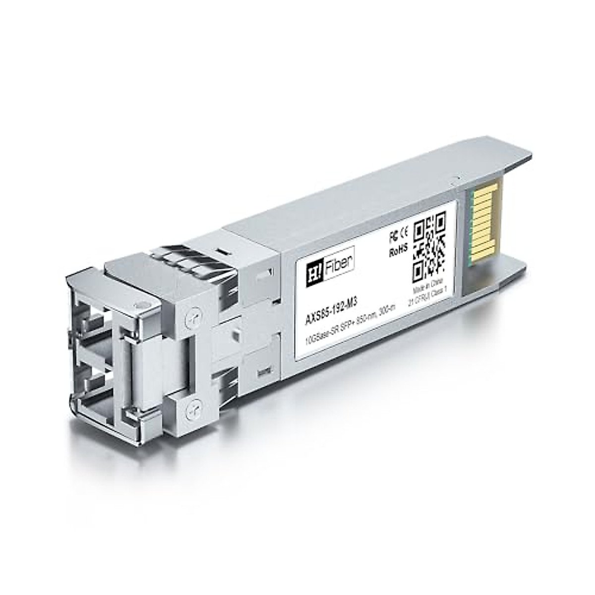 10G Multimode SFP+ LC Module, 10GBase-SR Fiber Transceiver for Ubiquiti UniFi UF-MM-10G, Mikrotik, Netgear, D-Link,TP-Link and More (MMF,850nm,300m,DDM) 2 Pack