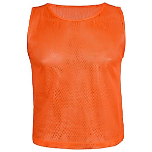 Athllete LITEMESH Pinnies Scrimmage Vests Team Practice Jersey for Teen & Adult (24 Jerseys) Lightweight Pennys