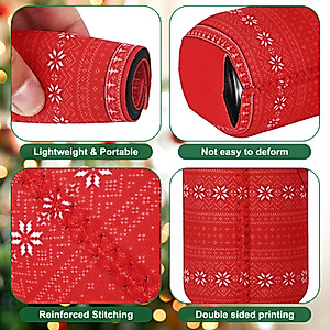 Maxcheck 24 Pcs Christmas Sweater Style Can Cooler Sleeves Xmas Holiday Can Insulated Covers Neoprene Funny Coolers for Xmas Holiday Party Decorations Supplies Canned Beverages Bottle Drink, 12 Styles