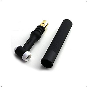 WeldingCity 200-amp WP-26F (Flexible Head) Air-cooled TIG Welding Torch Complete Package with 25-ft Power Cable Hose and Dinse 35-50 (1/2"-pin) In-line Gas-thru Cable Adapter