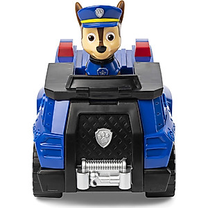 Paw Patrol, Chase’s Patrol Cruiser Vehicle with Collectible Figure, for Kids Aged 3 and Up, Multicolor