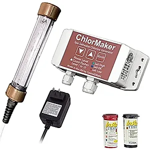 ControlOMatic ChlorMaker Saltwater Chlorine Generation System for Spas and Hot Tubs Up to 2000 Gallons