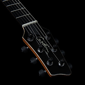 Godin XTSA Solid Body 3-Voice Electric Guitar (Trans Black)