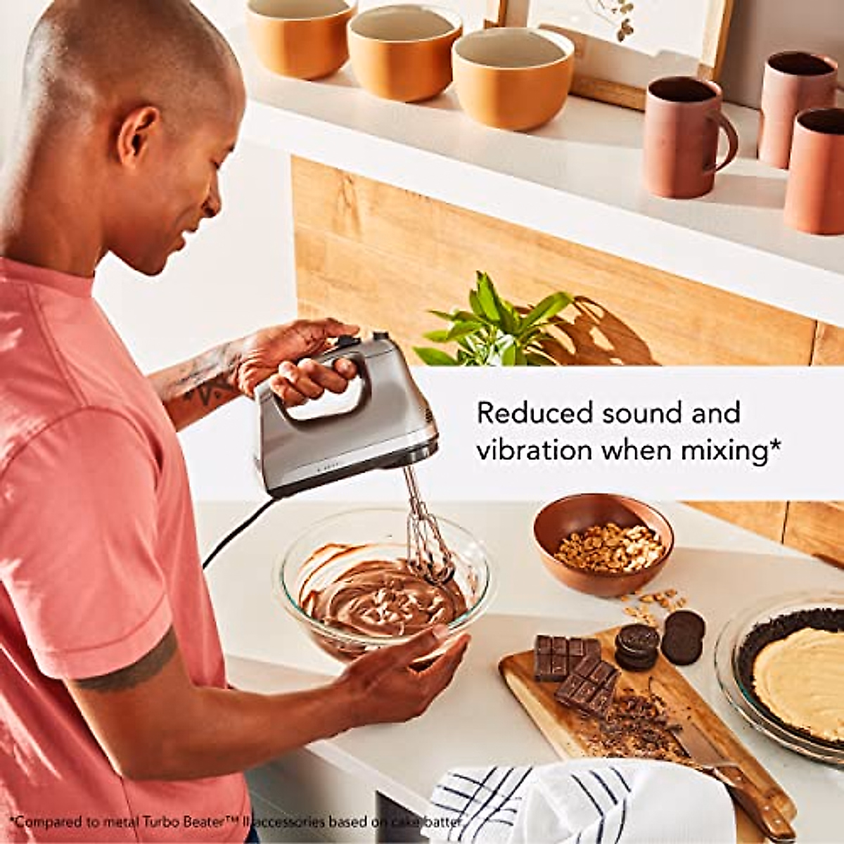 KitchenAid 6 Speed Hand Mixer with Flex Edge Beaters - KHM6118