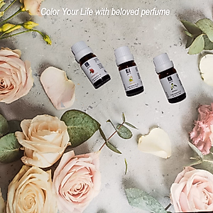 gm gumili Fragrance Oils Lotus Cherry Blossom Freesia for Diffusers Aromatherapy, Humidifiers, Candles Soap Making, Laundry, Fragrance DIY and More,Pure Natural - 3x10ml