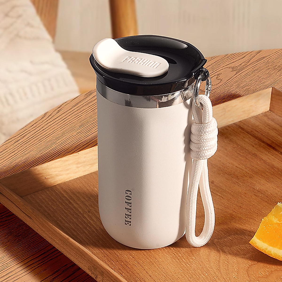 17oz Tumbler with Lid, Double Wall Vacuum Insulated Travel Tumbler, Stainless Steel Insulated Coffee Mug, Reusable, Leak-Proof, for Hot and Cold Drinks