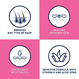 VEET Hair Removal Cream Sensitive Formula 6.78 oz (Pack of 4)