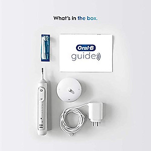 Oral-B Electric Toothbrush, Alexa Built-In, Amazon Dash Replenishment Enabled, White, Smart Brushing System
