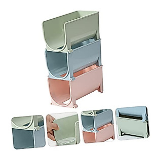 BUGUUYO 3pcs Refrigerator Beer Rack Drink Dispenser Fridge Green Water Bottles Metal Organizer Shelf Soda Can Dispenser Wine Refrigerator Beverage Holder Drink Storage Holder Storage Rack