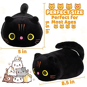 Labeol Plush Toys Set Soft Stuffed Animal Plush Pillow Cute Cat Plushie Cuddly Plush Toys Hugging Pillow Decoration Gift for Girls Boys Girlfriend (2pcs cat)