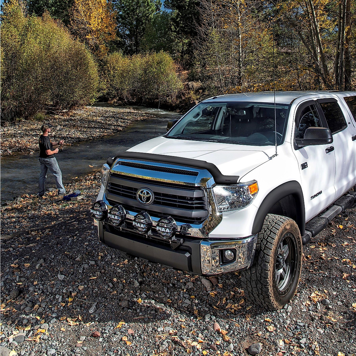 Stampede 2142-2 Vigilante Premium Smoke Bug Shield Hood Protector for Ford Escape