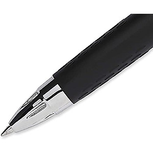 Uniball Signo 207 Retractable Gel Pens - Medium Point - 6 Black with 6 Blue Ink Pens (Total of 12 Pens)