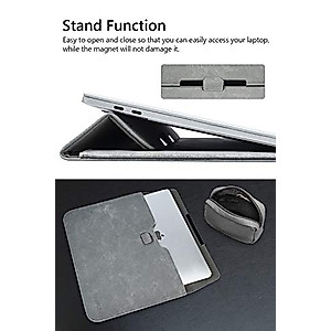 TOWOOZ Macbook Air M2 Sleeve Waterproof Thin Laptop Sleeve Case Compatible with 2022 M2 Chip MacBook Air 13.6 Inch A2681 / Macbook Air 13-13.6 Inch/Macbook Pro 13-14 Inch, With Accessory Pouch