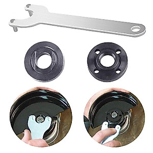 Angle Grinder Wrench Spanner Metal Lock Nut for Compatible with Dewalt Makita 193465-4 Bosch Black & Decker Ryobi