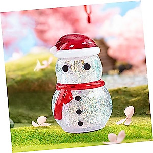 FAVOMOTO Resin Jar Molds 4 Sets Snowman Jar Mold Snowman Storage Holder Epoxy Resin Moulds Resin Tray Molds Jewlery Holder Stencils for Crafts Silicone Mold with Lid Snowman Mold