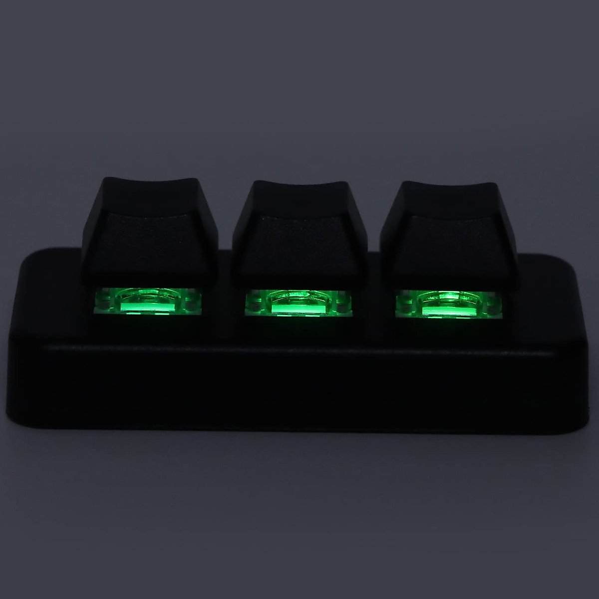 Zyyini Mechanical Keyboard, USB Mini 3 Keys Keyboard RGB Mechanical Gaming Keyboard, Wired//BT 3 Mode Connector, HID Programming Macro for Dos,for Windows,for Android