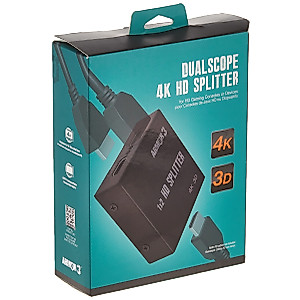 Armor3 "Dualscope" 4K HD Splitter for HD Gaming Consoles or Devices