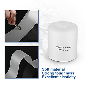 X AUTOHAUX 2pcs 29" Bicycle Bike Tire Liner Bicycle Tire Protector for Mountain Road Bike White