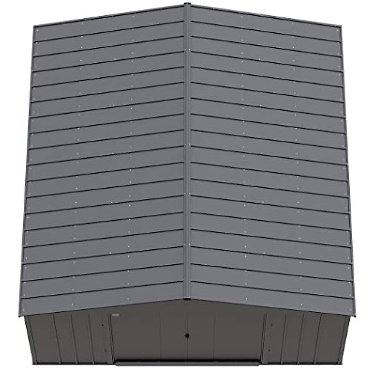 Arrow Classic Metal Shed, 14 x 14, Charcoal