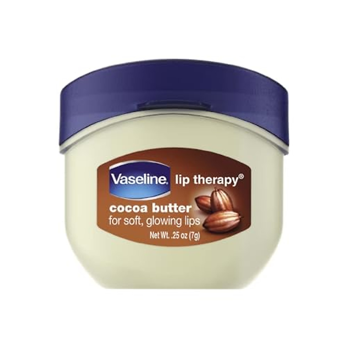 Vaseline Lip Therapy Lip Balm Cocoa Butter, 0.25 Ounces each (Value Pack of 3)