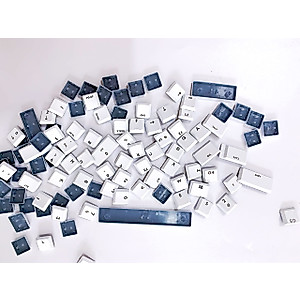 wj forG915 Full Set of 109/87 Keycaps Replacement G915/G913/G815/G813 TKL RGB Gaming Mechanical Keyboard (109 Keys White G915)