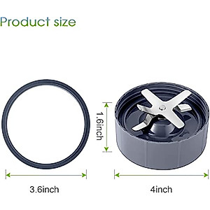 2-pack NutriBullet Replacement Parts Extractor Blade Fits NutriBullet 600w Pro 900w Blender