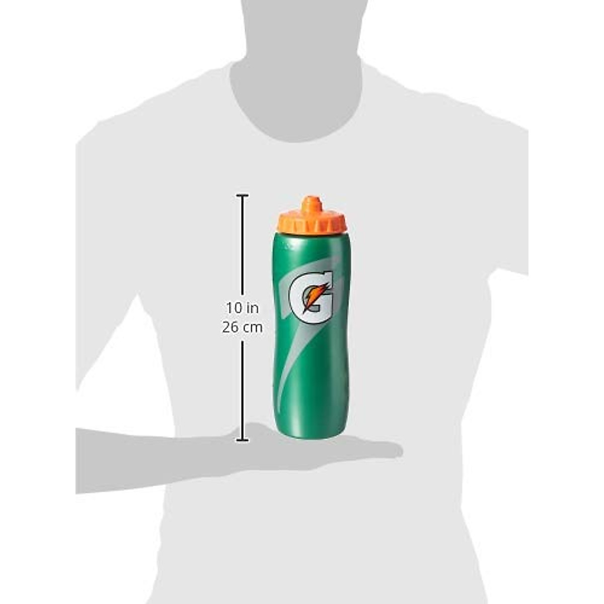 Gatorade Plastic Squeeze Bottle for cycling, sports, exercise, hiking , 32 Ounce