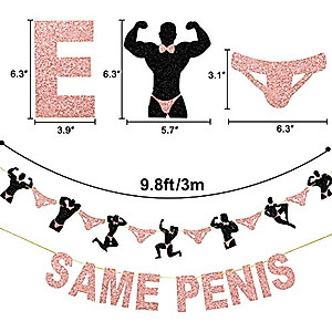 TMCCE Bachelorette Party Banner, Rose Gold Bachelorette Party Decorations, Hen Party Banner Sign Decorations Bridal Shower Supplies