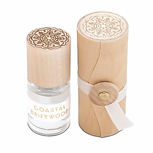 Skeem Print Block Rollerball Perfume - Coastal Driftwood - Natural Ingredients - Travel Perfume, Mini Perfume Oil (.5 fl oz)