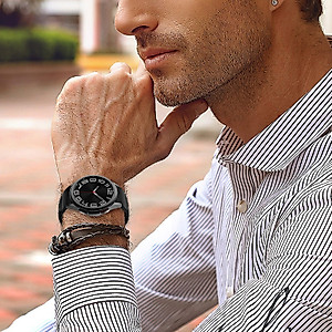 Rugged No Gap Bands Compatible with Samsung Galaxy Watch 6 4 5 Band 40mm 44mm/Galaxy Watch 6 Classic 47mm 43mm/Watch 4 Classic 46mm 42mm/Watch 5 Pro 45mm, Soft Silicone Replacement Sport Strap for Men