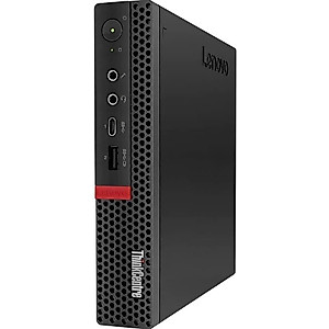 Lenovo ThinkCentre M720q Tiny Desktop Intel i5-8500T up to 3.50GHz 32GB DDR4 New 512GB NVMe SSD Built-in AX210 Wi-Fi 6E BT Dual Monitor Support Wireless Keyboard and Mouse Win11 Pro (Renewed)