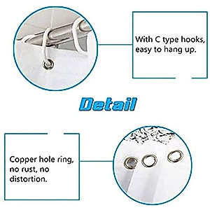 4PCS Underwater World Shower Curtain Sets with Non-Slip Rugs, Toilet Lid Cover and Bath Mat, Nautical Ocean Shower Curtains with 12 Hook s, Durable Waterproof Bath Curtain (Turtle, Medium)