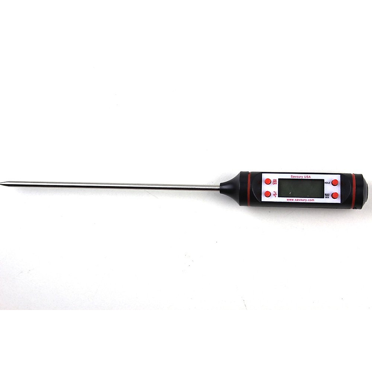 Savoury USA Cooking Thermometer - Digital Thermometer - Food Thermometer - Meat Thermometer - Instant Read Thermometer - Best Thermometer for all Food, BBQ, Candy, Sugar, Grill and Liquid.