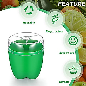 4 Pieces Silicone Fruit and Vegetable Shaped Savers, Storage Containers for Fridge, Avocado Green Pepper Tomato and Onion Keeper/Saver/Holder, Refrigerator Vegetable Crisper