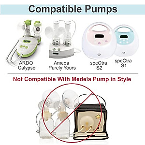 Maymom Replacement Tubing for Freemie Closed System; Not Original Freemie Closed System Connection Kit; 1 Set/Pack; NOT for Freemie Classic; Made by Maymom