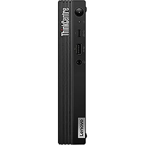Lenovo ThinkCentre M60e 11LV004UUS Desktop Computer - Intel Core i5 10th Gen i5-1035G1 Quad-core (4 Core) 1 GHz - 16 GB RAM DDR4 SDRAM - 512 GB PCI Express SSD - Tiny - Black - Windows 10 Pro 64-bit -