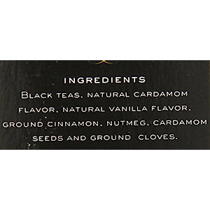 Harney & Sons Premium Black Tea, Tea Bags, Brown (30698), chai, 20.0 Count