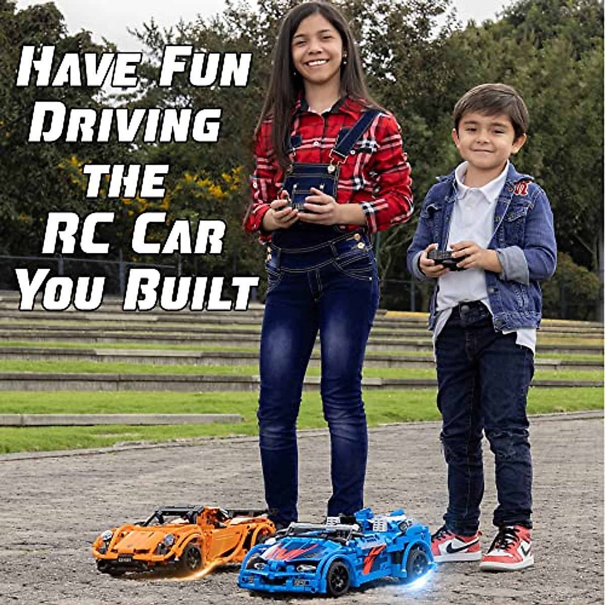 WISEPLAY STEM Projects for Kids Ages 8-12 - 421 pcs RC Car Kits to Build - 10 Year Old Boy & Girl Gift Idea - STEM Building Toys for Boys Age 8-12 - Engineering Toys for Kids 8-10 - Build Your Own Car