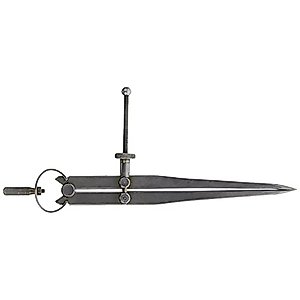General Tools 450-6 Flat Leg Divider, 6-Inches, Steel